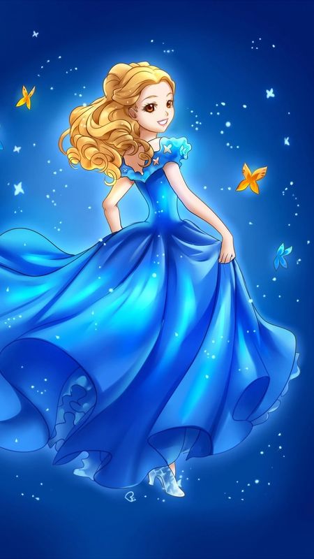 Cartoon Princess Cinderella Wallpaper