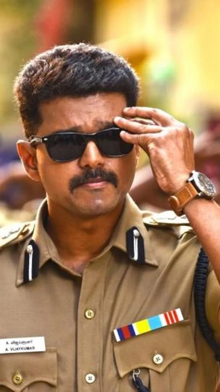 Vijay In Police Uniform