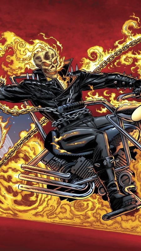 Ghost Rider 2 Skull Wallpaper
