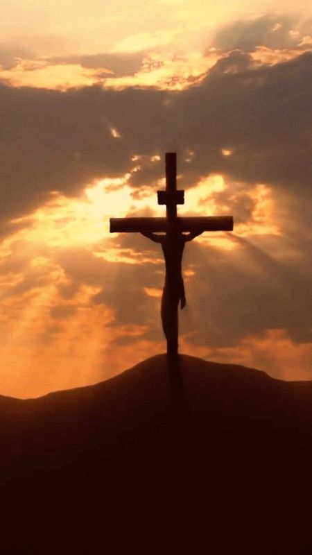 Cross Sunset Wallpaper