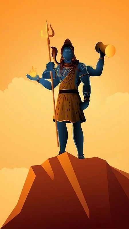 Lord Shiva Trishul Animated