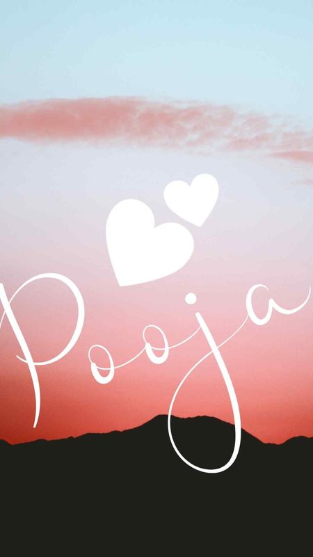 I Love You Pooja Name Wallpaper