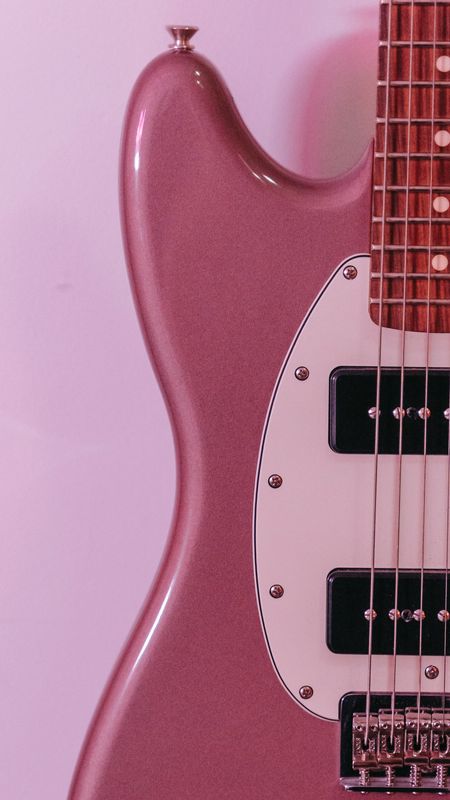 Pink Guitar Wallpaper