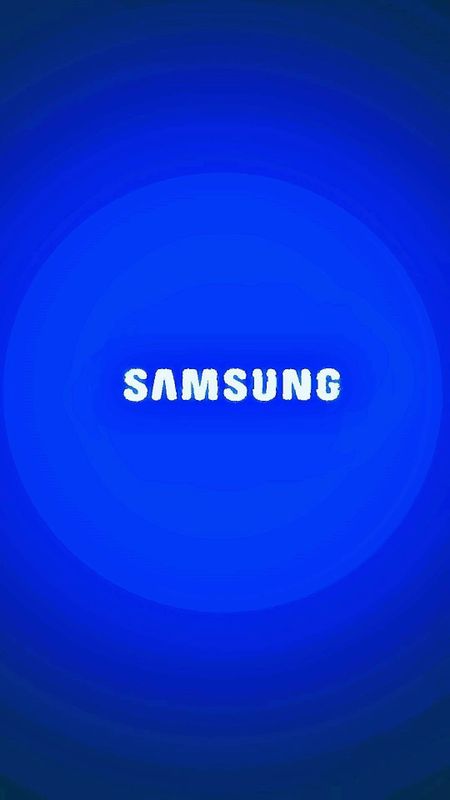 Samsung Logo Blue Background