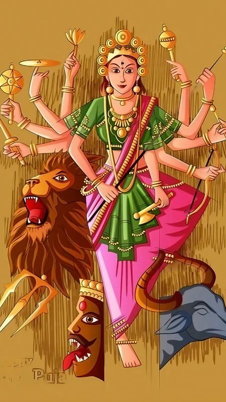 Animated Goddess Durga Wallpapers