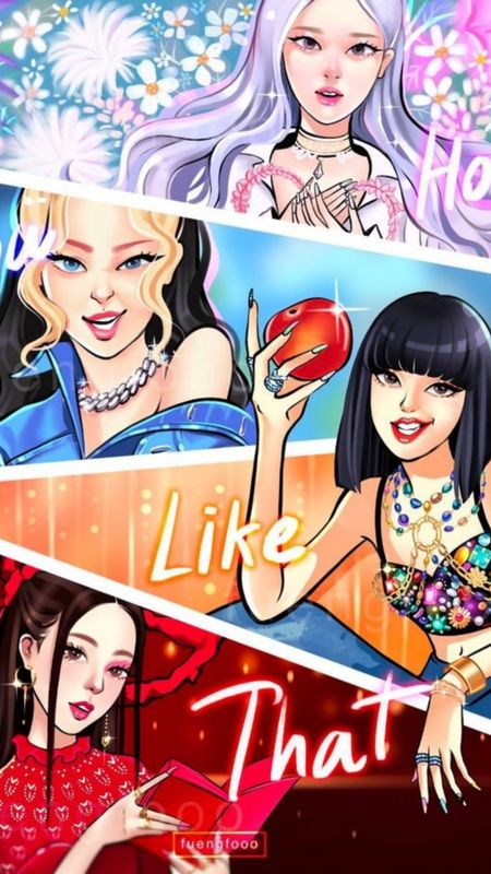 Blackpink Anime Black Pink Wallpaper Download Mobcup