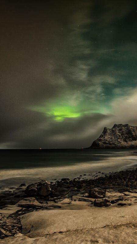 Moonlight Beach Wallpaper