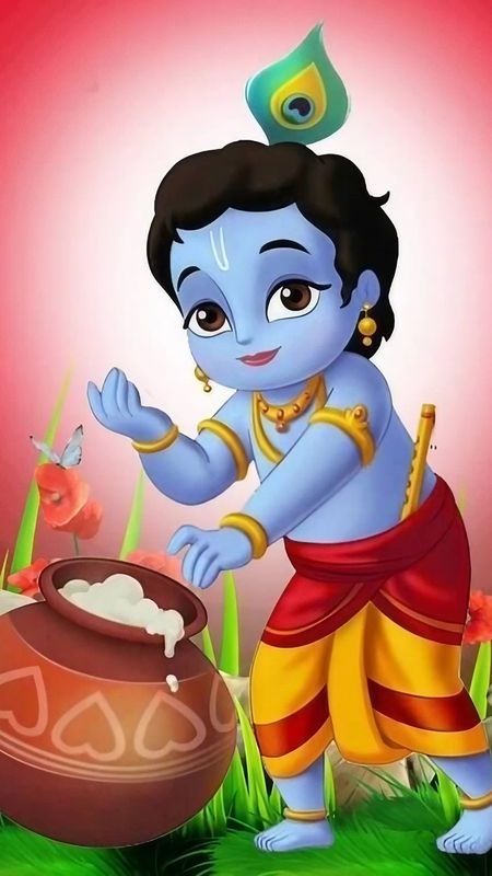 Indian God Krishna Animation
