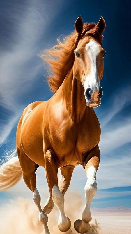 Mustang Horse Running Wallpaper