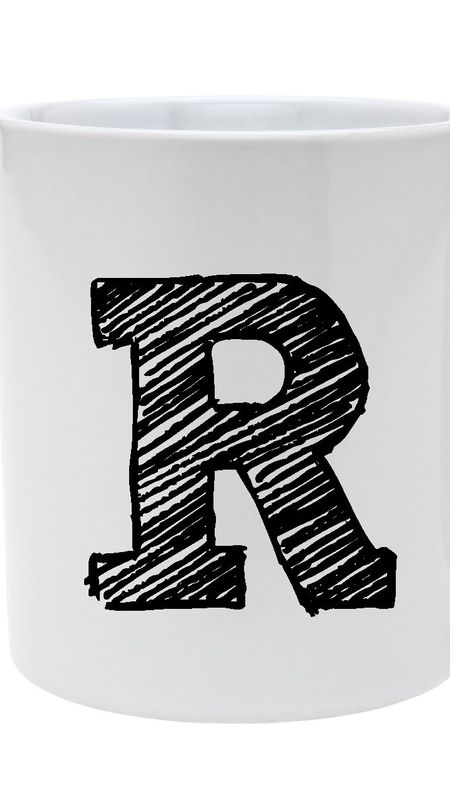 R Name Letter Wallpaper